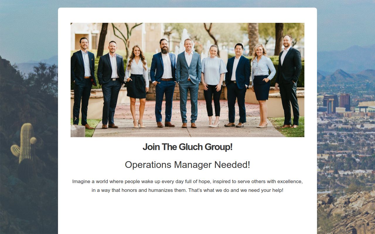 Operations Manager Needed